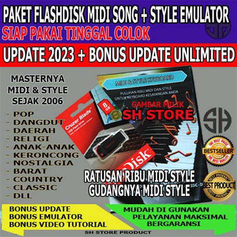UPDATE 2023 TERLARIS MIDI STYLE KHUSUS KEYBOARD KIBOR EMULATOR SEMUA