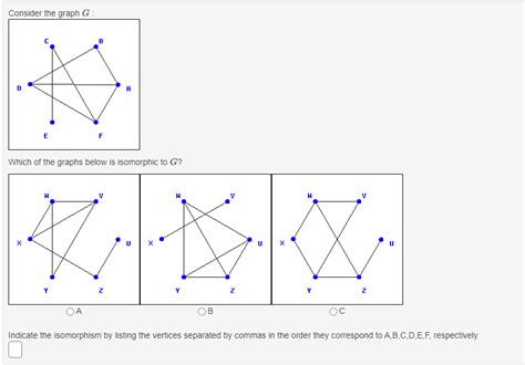 Solved Consider The Graph G B D A E F M A Which Of The