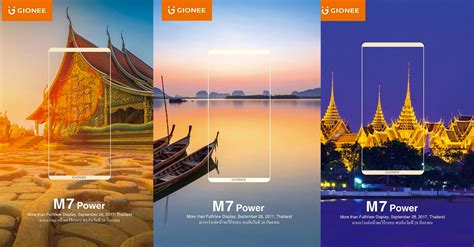 Gionee ประกาศเปดตว M7 Power ในวนท 28 กนยายนน มาพรอมหนาจอแบบ