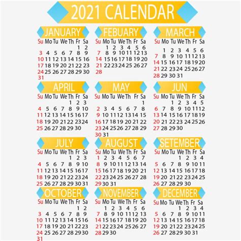 Calendário Anual De 2021 PNG Vencedor Do Calendário Mão Desenhar