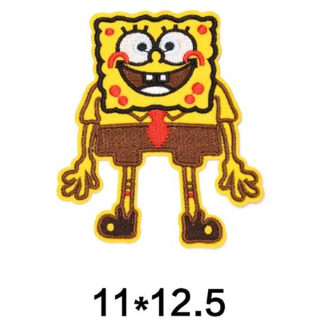 Spongebob Standing Embroidered Patch Little Patch Co