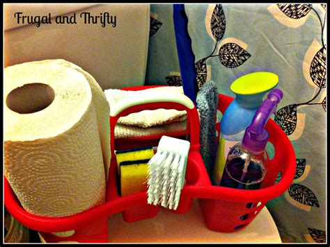 Frugal Thrifty Cleaning Caddy How To