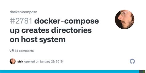 Docker Compose Up Creates Directories On Host System Issue