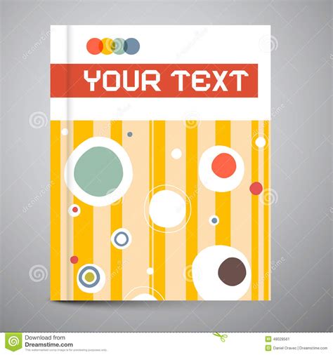 Vector Brochure Cover Design Layout Stock Vector Illustration Of Design Modern 48028561