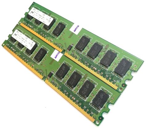 Оперативная память Micron Ddr2 4gb 2gb 2gb 800mhz Pc2 6400u 2r8 Cl6