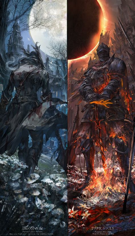 Bloodborne Poster Fan Art Dark Souls Art Bloodborne Concept Art My
