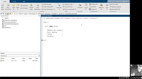 Char En Matlab Youtube