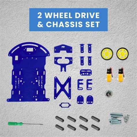 Mechatron Robotics Wheel Drive Robot Chassis Set Model Name Number MR W At Rs Kit In