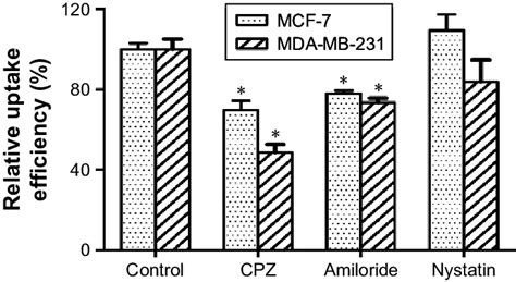 Figure S4 Influence Of Various Endocytosis Inhibitors On The Uptake