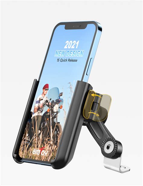 Mua Grefay Motorcycle Phone Mount 1s Quick Release Anti Shake Motorbike Phone Holder For 3 5 7