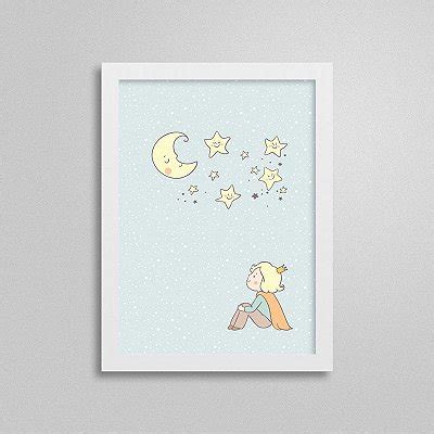 Quadro Infantil Pequeno Príncipe Decor Quadros Bebê e Infantil