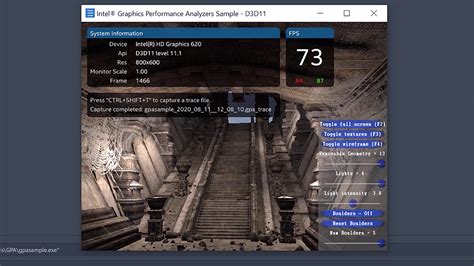 in depth graphics trace analyzer