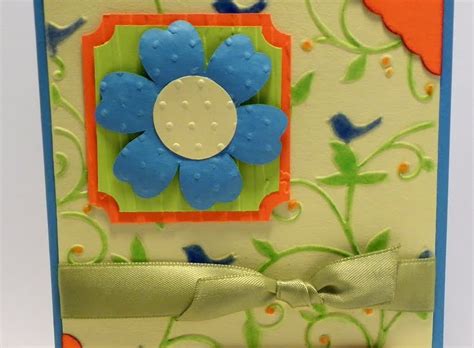 Brigits Scraps Where Scraps Become Treasures Cuttlebug Embossing Folder Birds And Swirls