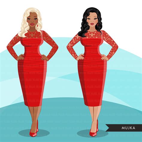 Red Dress Clipart