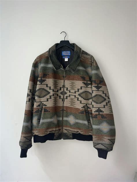 Pendleton × Vintage Vintage Pendleton Wool Aztec Jacket Grailed
