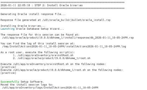 Automated Oracle 19c Binary Installation Using Shell Script
