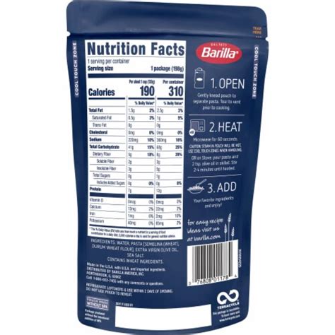 Barilla Ready Pasta Fully Cooked Rotini Pack Of 6 6 Packs Kroger