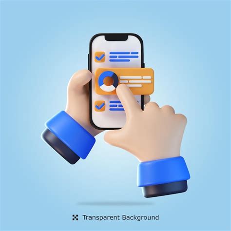 Premium PSD | Psd 3d rendering mobile analyst 3d icon isolated illustration