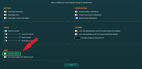 What Is Streamer Mode Splinterlands