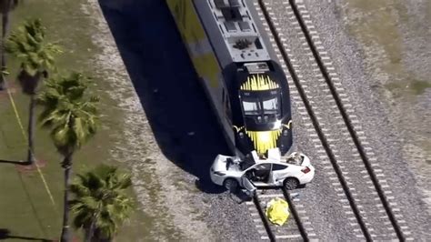 Person Killed After Car Hit By Brightline Train In Pompano Beach Nbc