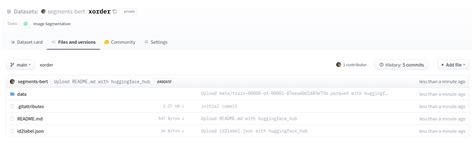 no json file for huggingface dataset · issue 61 · segments ai segments
