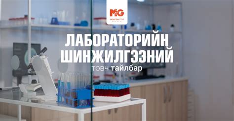 Лабораторийн шинжилгээний товч тайлбар