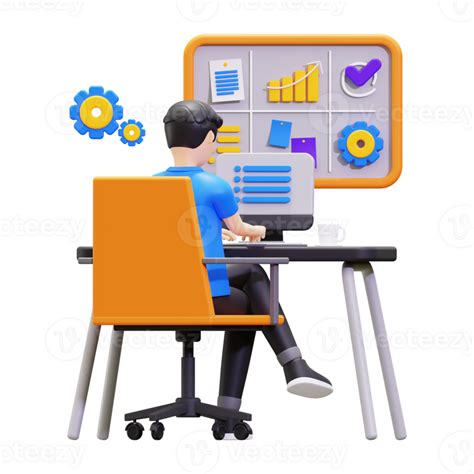 3d Project Planning Illustration 50980756 Png