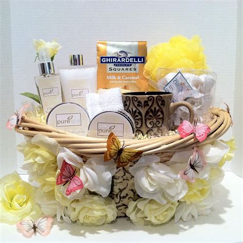 Live Love Love Life Enjoy This Pure Spa Basket Fill With Wonderful