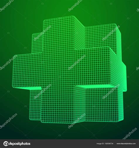 Wireframe Necker Cube Stock Vector Image By Newb