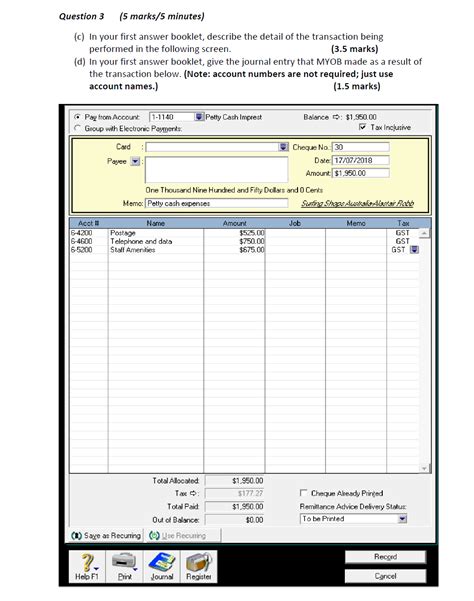 Solved Question 3 5 Marks 5 Minutes C In Your First Chegg Com