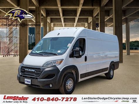 New 2024 Ram Promaster Cargo Van Tradesman Near Westminster Md Len