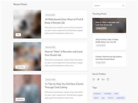 blog websites with reactjs node js upwork
