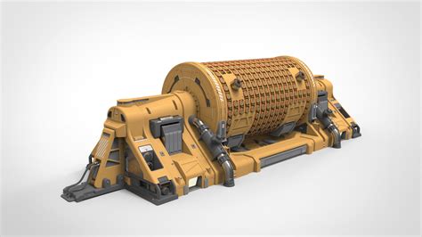 Sci Fi Small Modular Reactor D Model By Chtazi