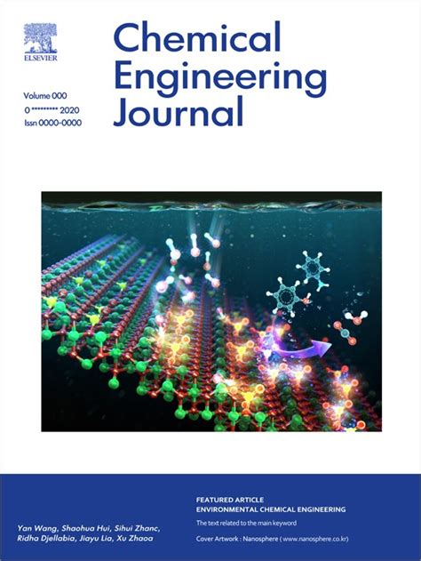 Elsevierchemical Engineering Journal커버이미지논문표지figure저널커버논문삽화저널표지