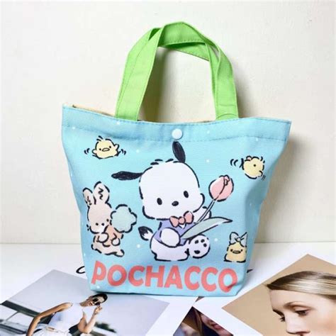 Promo Tas Kotak Makan Siang Kanvas Karakter Kuromi Chip Dale Sanrio