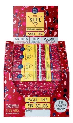 Barritas Veganas De Dátiles Con Maqui Y Chía Wild Foods Soul Cuotas