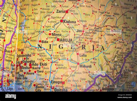 Abuja Geography Map Of Nigeria