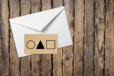 Premium Photo Squid Game Invitation Card In An Envelope On A Desk