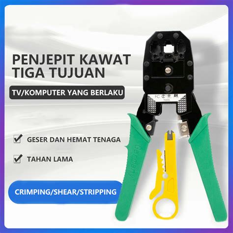 Jual Resong Tang Kabel Jaringan Tiga Tujuantang Crimping Tools Rj45