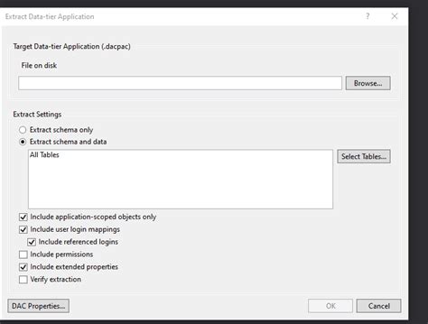 Sql Server Azure Sql Database Creation Issue From Dacpac Stack Overflow