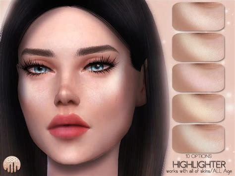 The Sims Resource Highlighter Bh01 By Busra Tr • Sims 4 Downloads