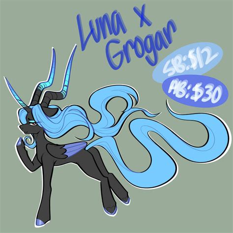 Dreamweaver Mlp Luna X Grogar Fusion Bta Adopt By Patheticllamas On