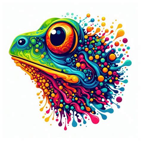 Premium Photo Frogs Of The Rainbow A Colorful Perspective