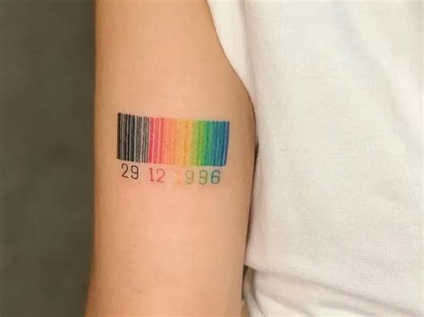 Barcode Tattoo Wrist For Girls