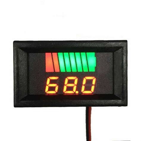 Battery Meter Indicator Universal 12v 24v 36v 48v 60v 72v 84v Electric