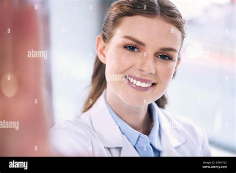 Happy Woman Doctor And Portrait In Selfie For Picture Memory Or Photo Of Doctor At Hospital