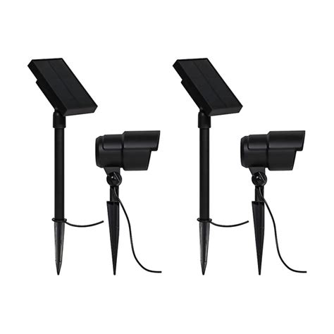 Berkley Jensen Solar Led Spotlights 2 Pack Homesmartcamera