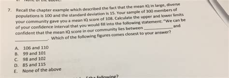 Solved 7 Recall The Chapter Example Which Described The Chegg Com