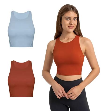 Sexy Yoga Tank Top Hochfeste Lauf Fitness Sport Bh F R Frauen Rmellose