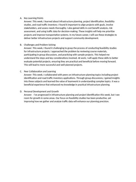 Key Learning Points Pdf